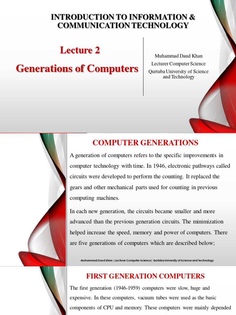 Computer Generations Pdf Integrated Circuit Electronics