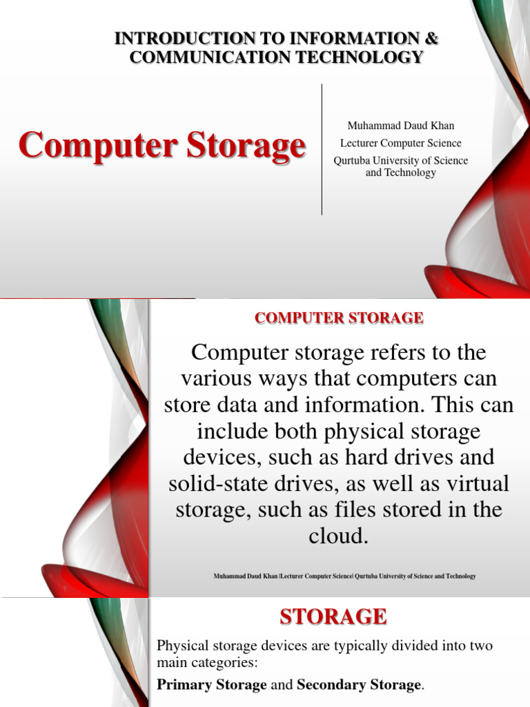 Computer Memory | PDF | Computer Data Storage | Hard Disk Drive