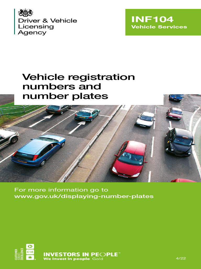 UK Vehicle Registration Numbers Guide | PDF | Vehicle Registration ...