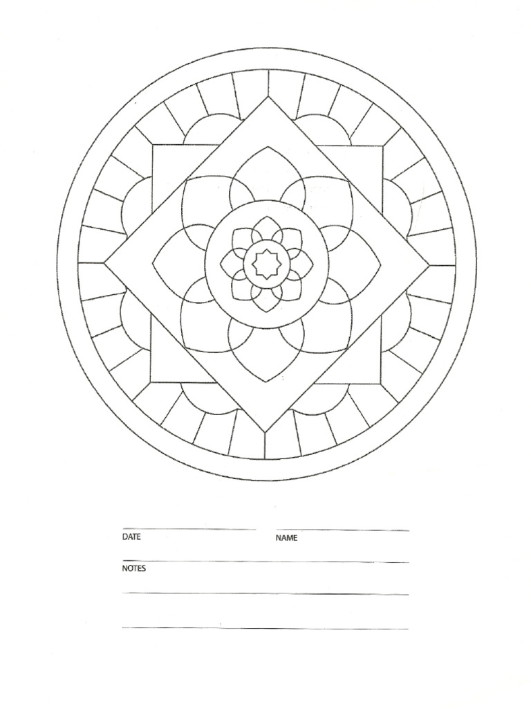 8 Mandala Coloring Activities | PDF
