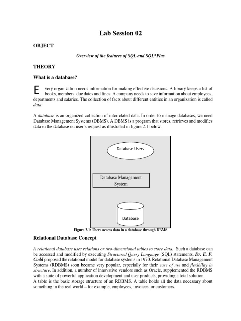Lab 2 | PDF | Relational Database | Sql