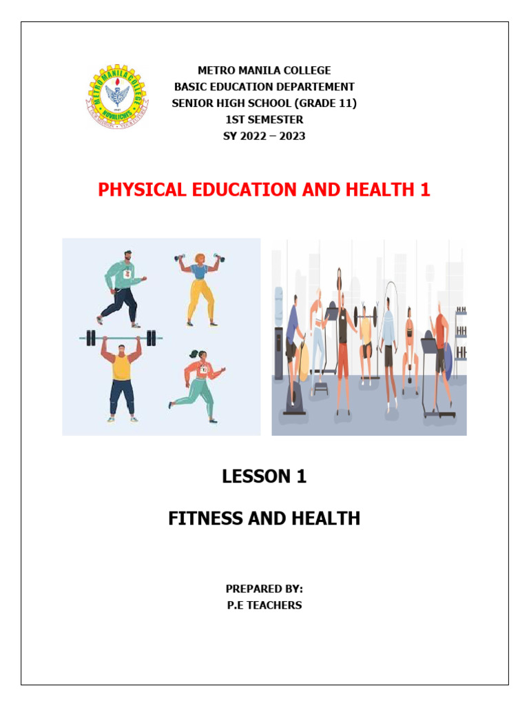Fitness & Health Lesson Plan | PDF | Physical Fitness | Dieting