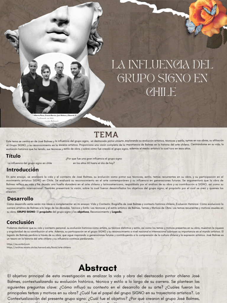 José Balmes y el Grupo SIGNO en Chile | PDF | Las artes