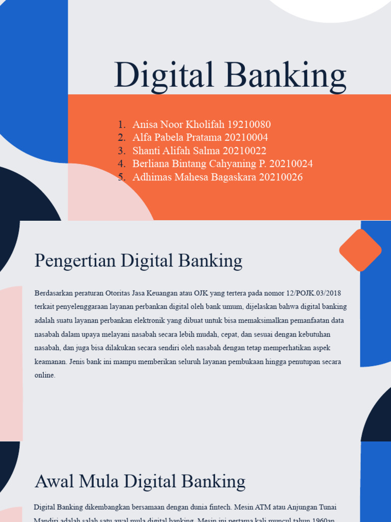 Pengertian dan Layanan Digital Banking | PDF