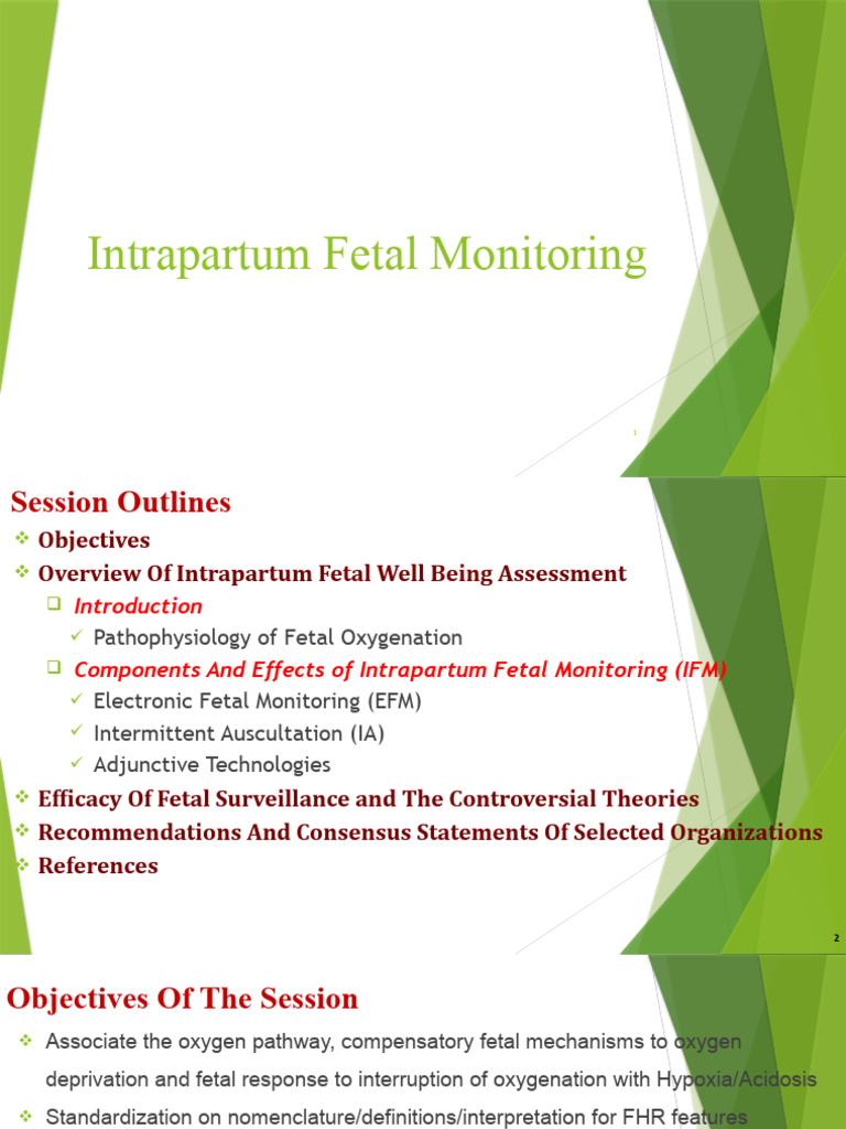 Intrapartum Fetal Monitoring Overview | PDF | Childbirth | Health Sciences