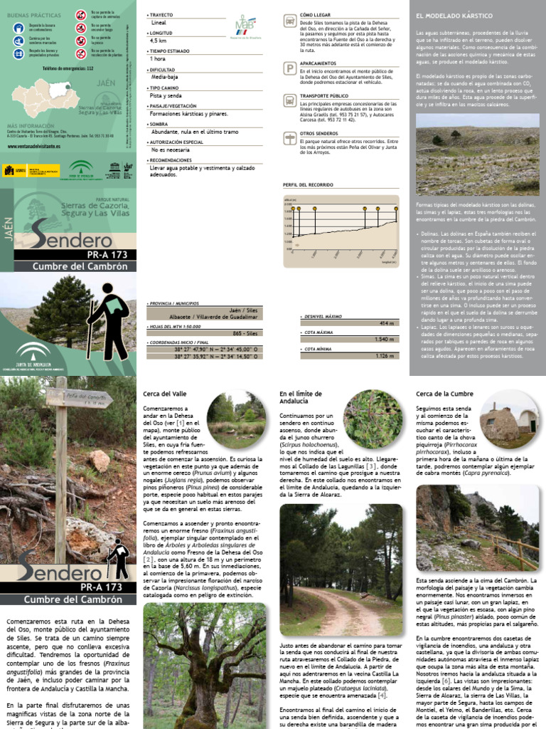PR-A - 173. Circular Cumbre Del Cambrón - PR-A - 173 | PDF | Sumidero ...