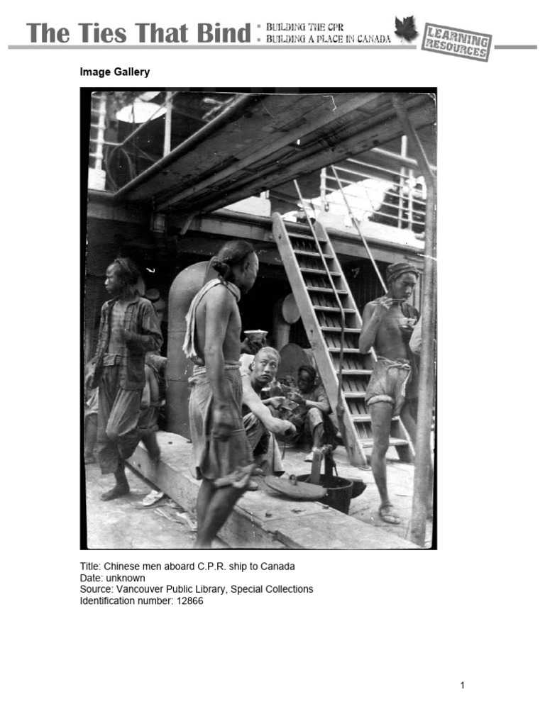 Chinese Immigration History in Canada | PDF | British Columbia | China
