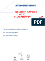IGCSE Chemistry Paper 6 Revision Notes | PDF | Chemistry | Titration