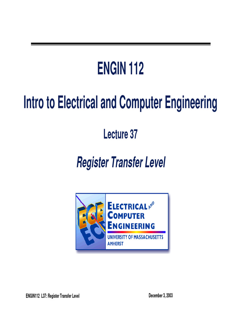 RTL Design & ASM in ENGIN112 | PDF | Algorithms | Software Engineering