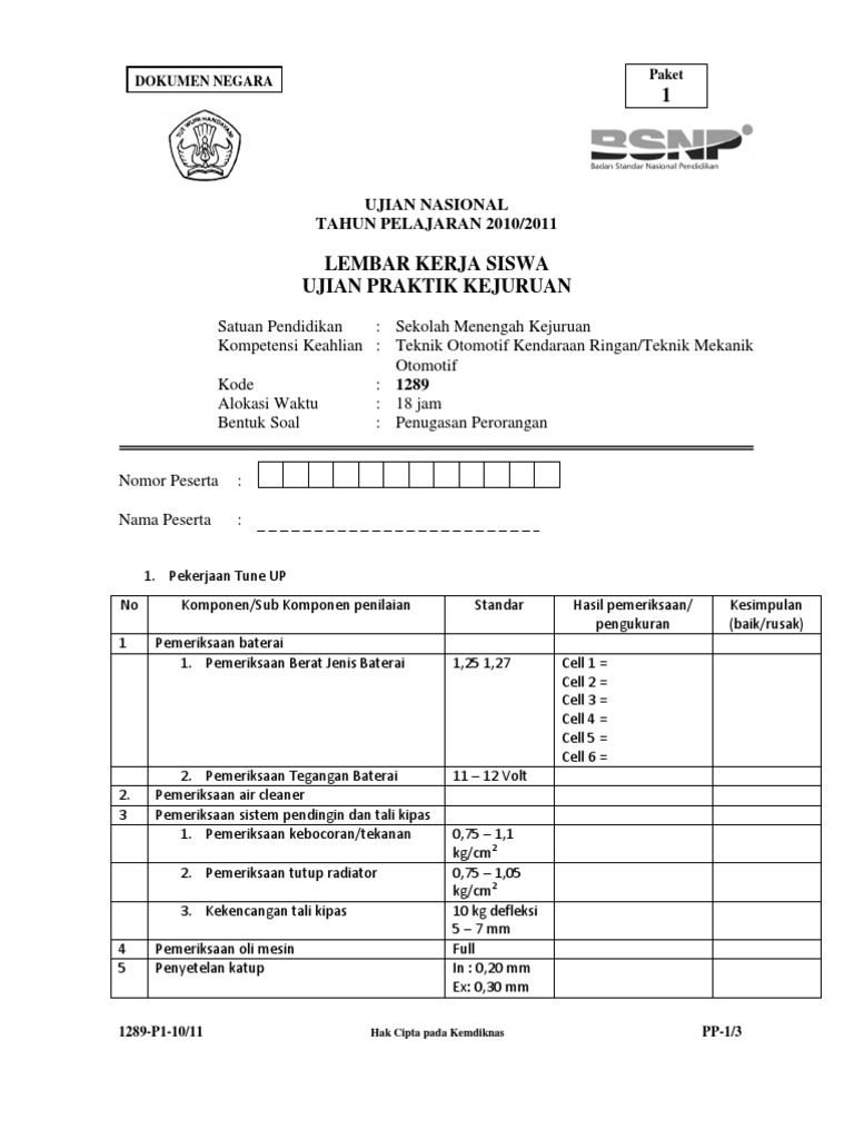 Lembar Kerja Siswa Ujikom | PDF