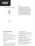 Villas - Manwal NG Rice Cooker | PDF