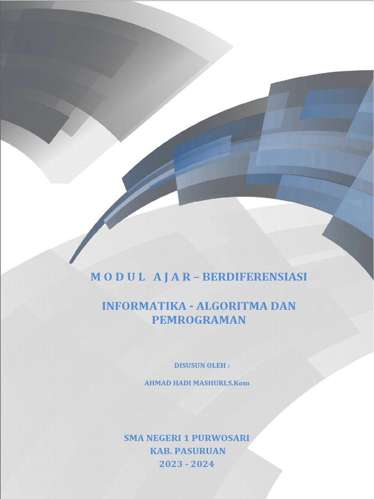 Modul Ajar Algoritma dan Pemrograman | PDF | Karier & Perkembangan