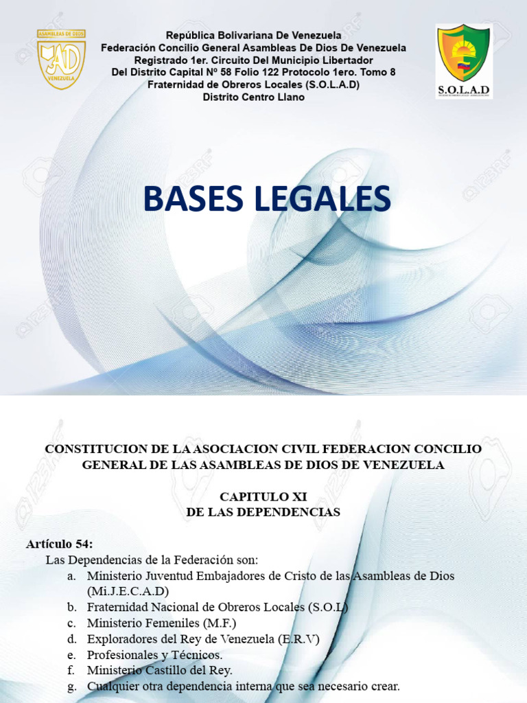 Bases Legales | PDF | Regulación | Venezuela