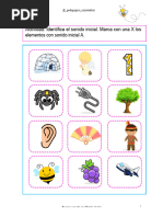 Cuadernillo de Lectoescritura M, P, L, S | PDF | Escritura | Lingüística