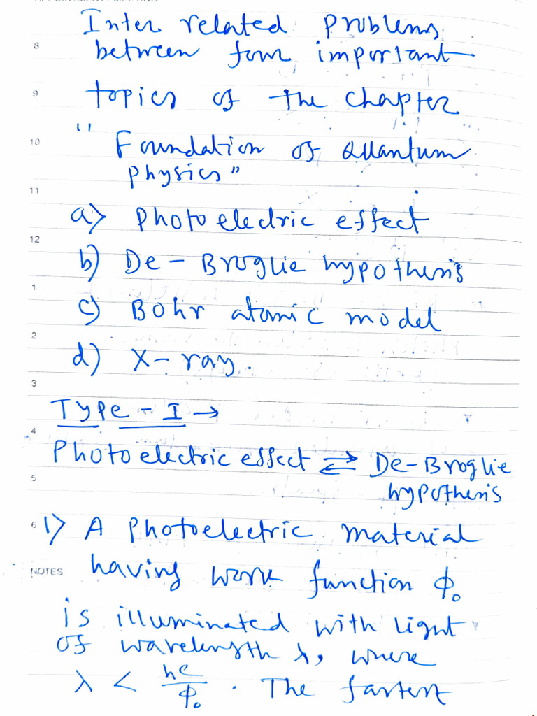 Foundation of Quantum Physics Assignment 2 DB Boards XII | PDF