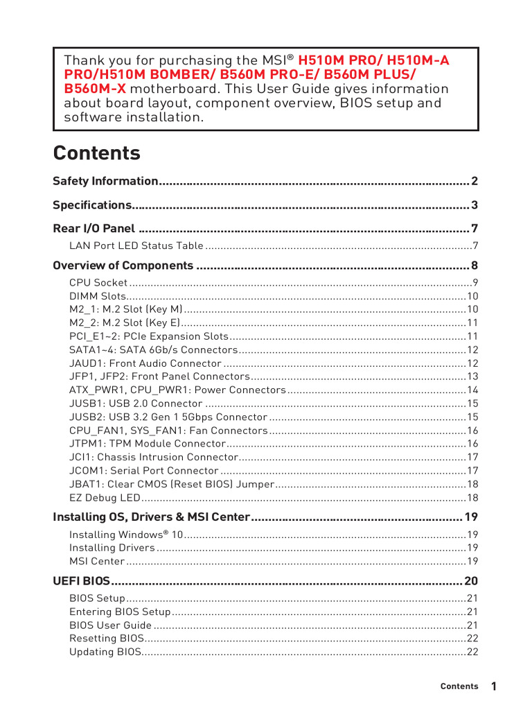 h510m_pro | PDF | Bios | Booting