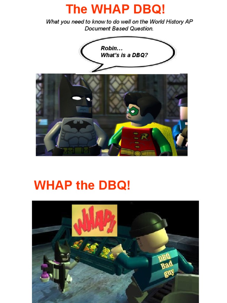 WHAP The DBQ | PDF | Essays | Thesis