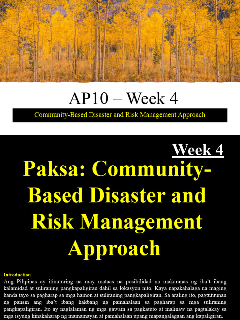 1st Quarter AP10 Week 4 | PDF