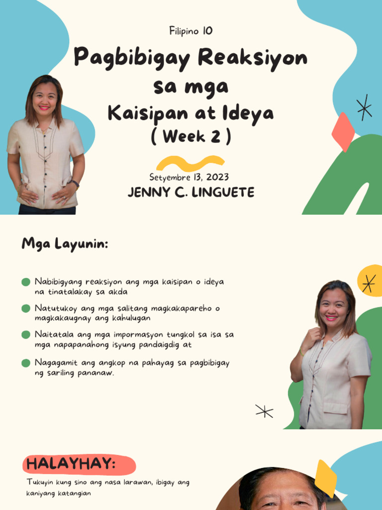 Filipino 10 SANAYSAY 1 | PDF