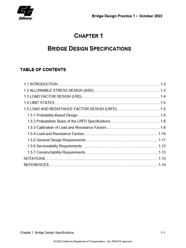 202210-BDP-Chapter-1BridgeDesign Specifications-A11y | PDF | Strength Of Materials | Fracture