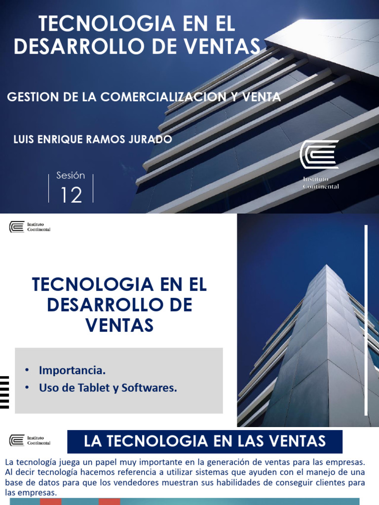 12 Tecnologias En El Desarrollo De Las Ventas Pdf Internet