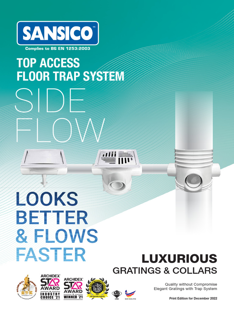 Sansico Top Access Floor Trap System | PDF | Electrical Resistance And ...