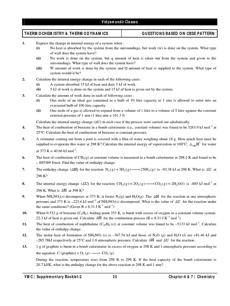 Vidya Thermo | PDF | Enthalpy | Gases