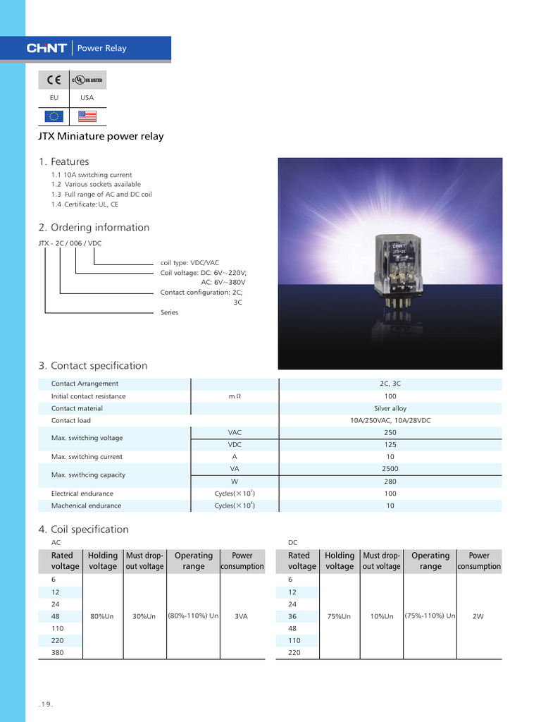 JTX Eng | PDF | Alternating Current | Relay