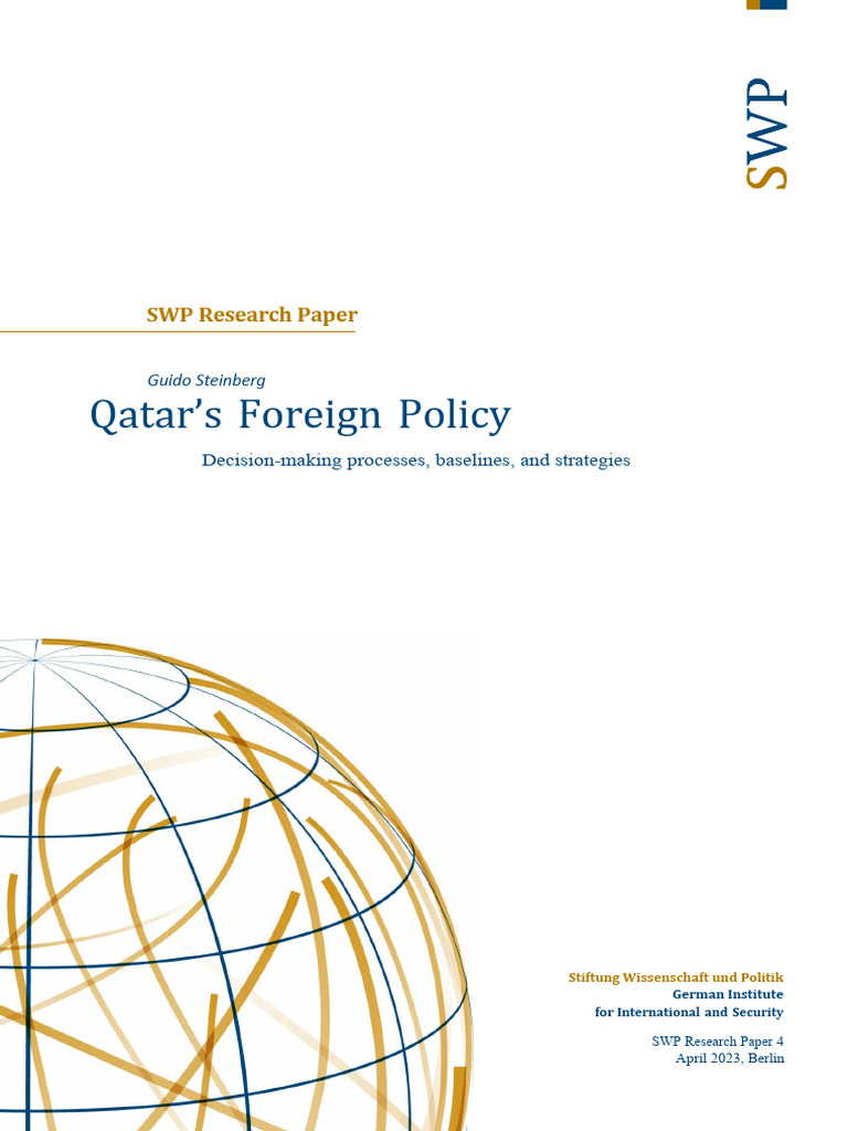 2023RP04 Qatar ForeignPolicy | PDF | Qatar | Muslim Brotherhood