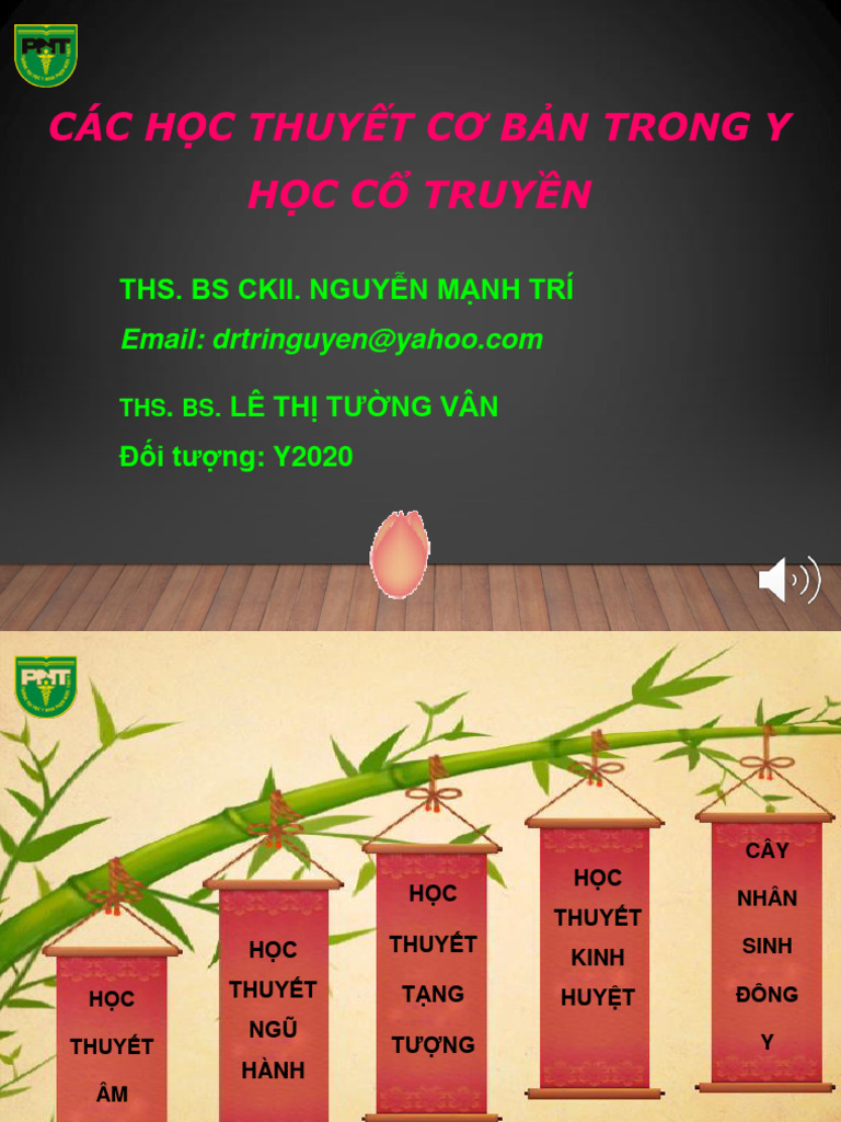 Khoa Y - BM Yhct - Ly Thuyet Co Ban Dong Y - Nguyen Manh Tri, Le Thi Tuong Van - Y3 | PDF