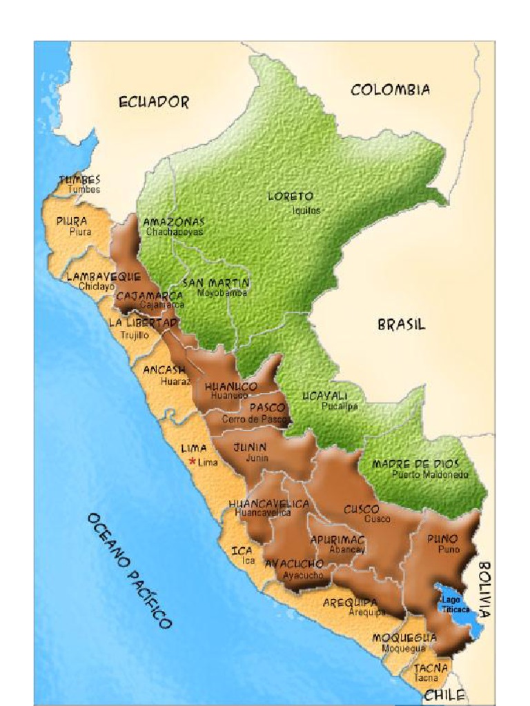 4 Regiones Del Peru | PDF | Andes | Selva amazónica