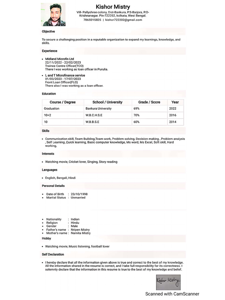 Kishor Mistry - Resume | PDF