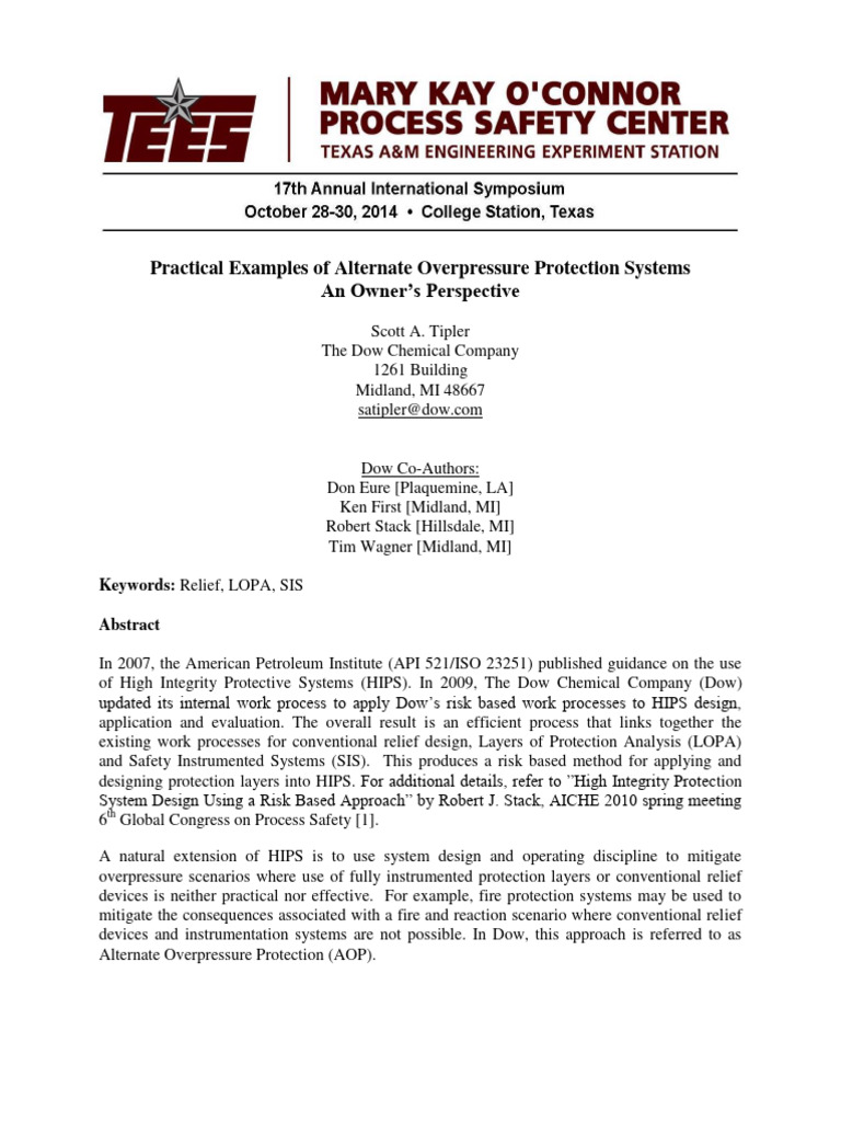 Over Pressure Protection | PDF