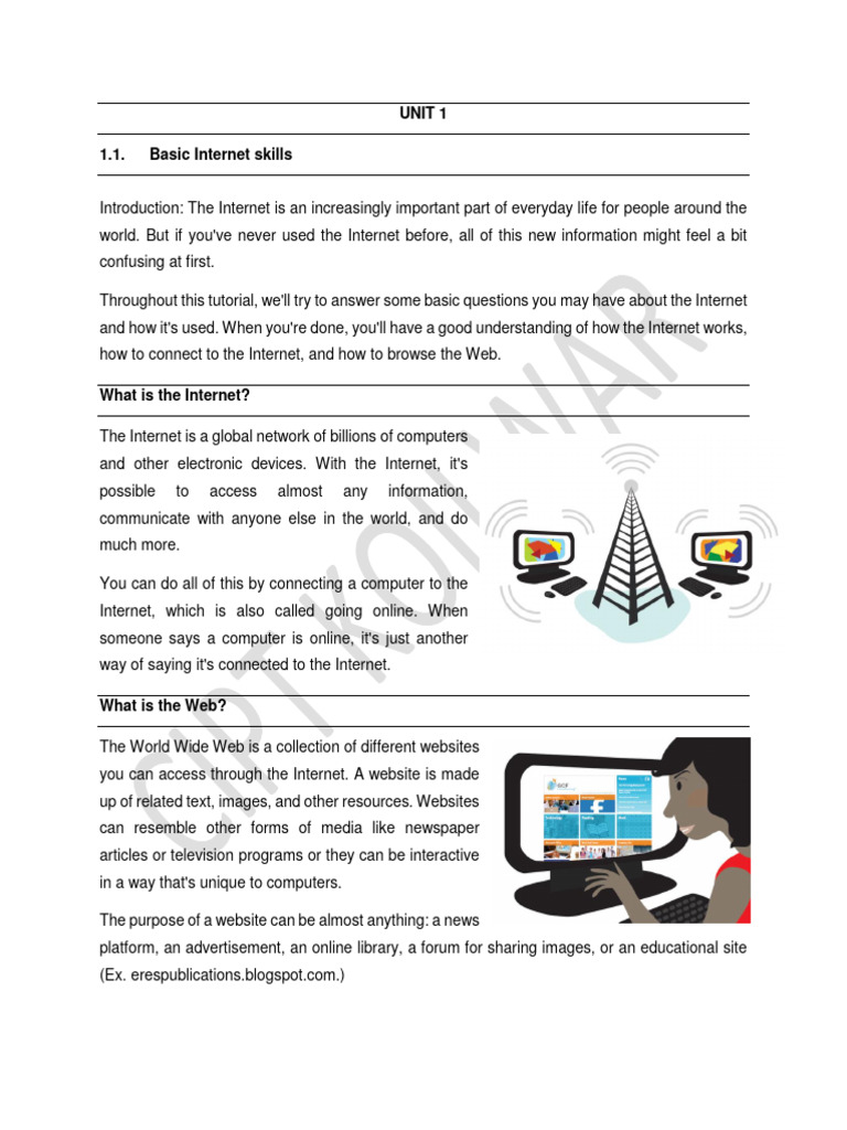 Unit 1 | PDF | Random Access Memory | World Wide Web Unit 1 | PDF | Random Access Memory | World Wide Web