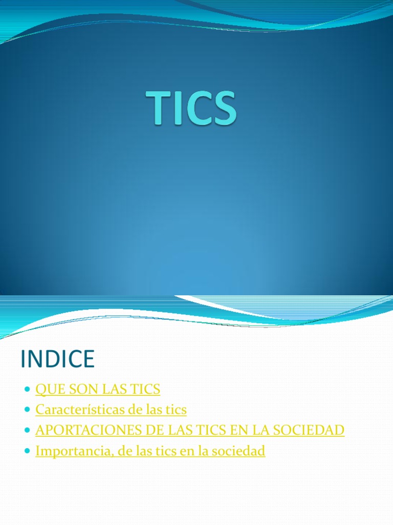Tics | PDF