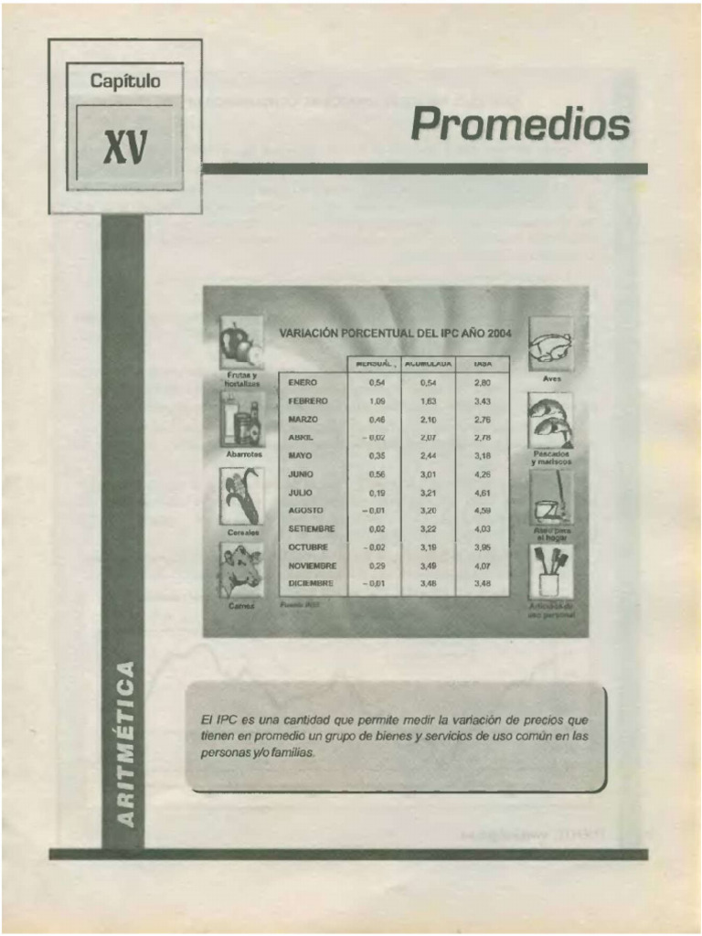 Promedios by Lumbreras Rojo | PDF