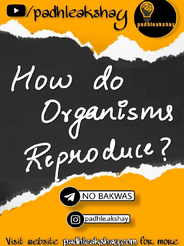 How Do Organism Reproduce Compressed | PDF