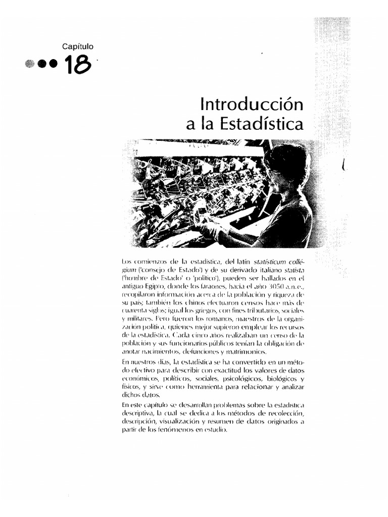 PR Intro A La Estadistica by Lumbreras | PDF | Estadísticas | Análisis