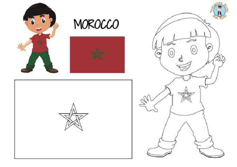 morocco-coloring-page | PDF