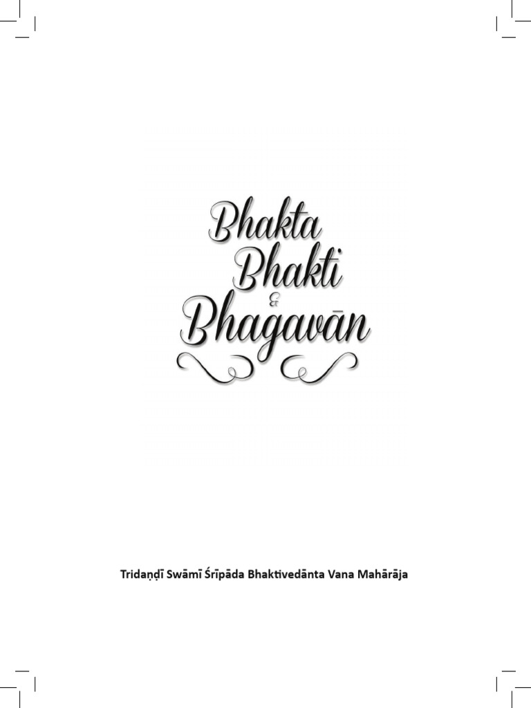 Bhakta Bhakti Bhagavan 2014 | PDF | Bhakti | Love