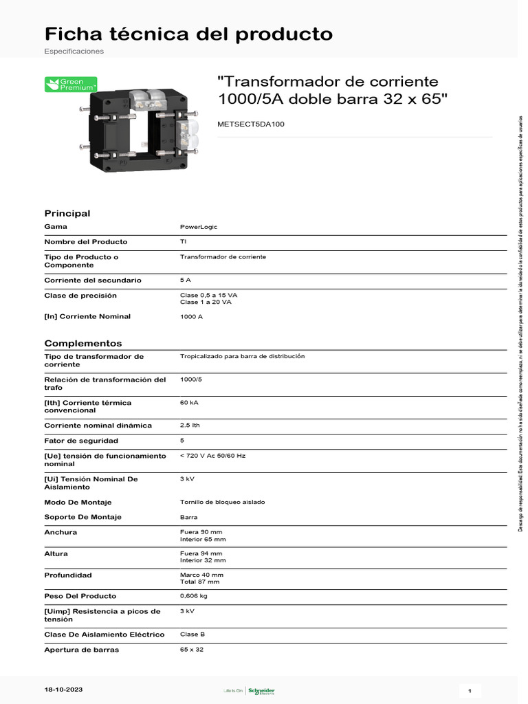 Iem3000 Series Metsect5da100 | PDF | Transformador | Ciencias fisicas