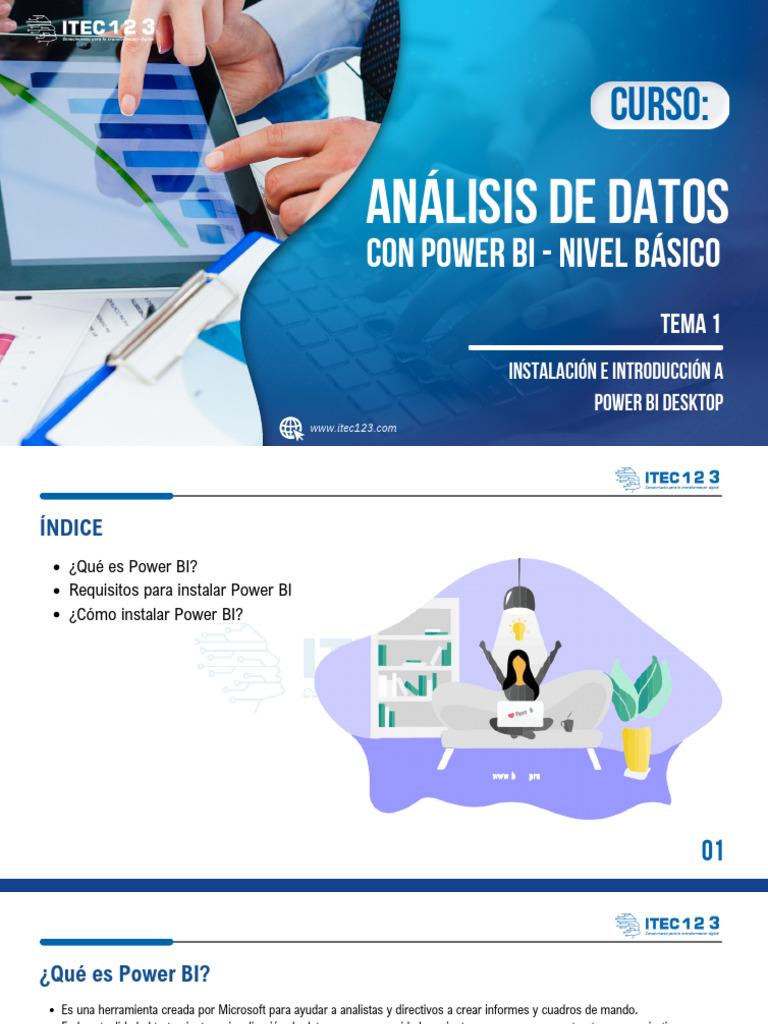 ANÁLISIS DE DATOS 1 CON POWER BI - NIVEL BÁSICO | PDF | Microsoft ...