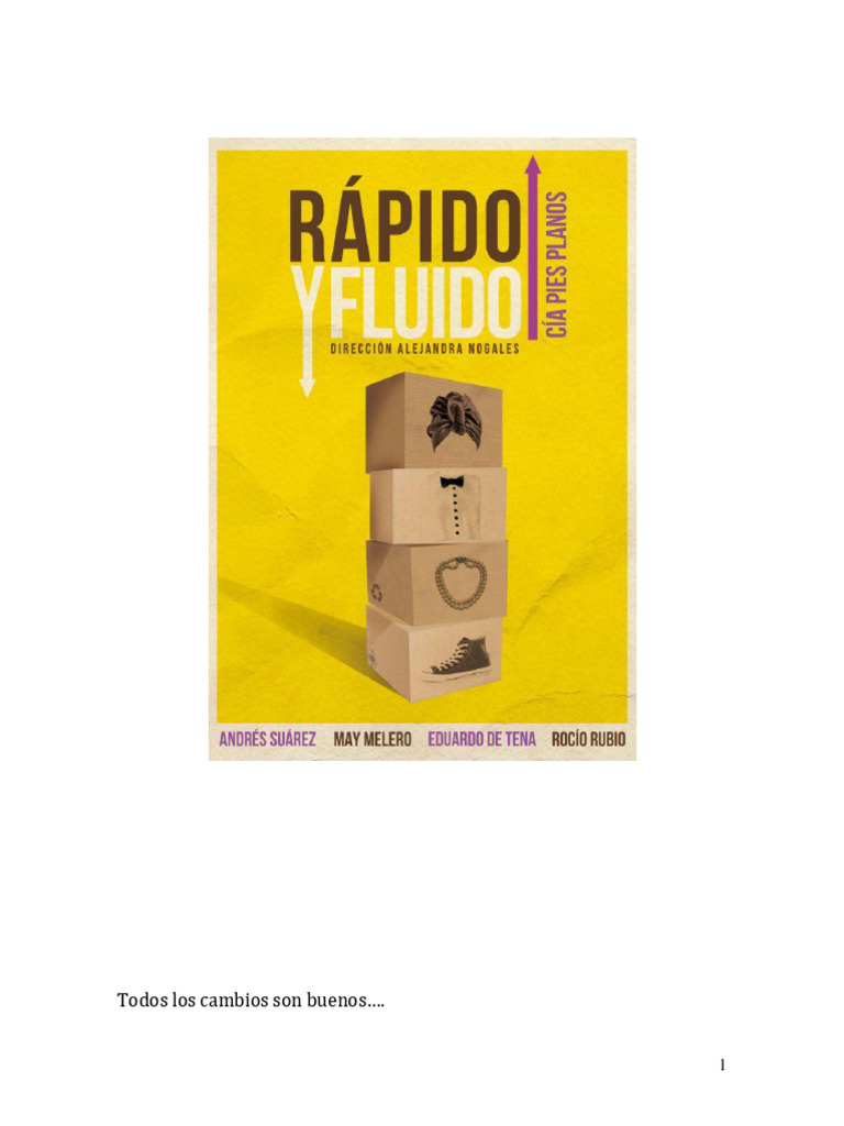 Dossier Rapido y Fluido | PDF | Entretenimiento