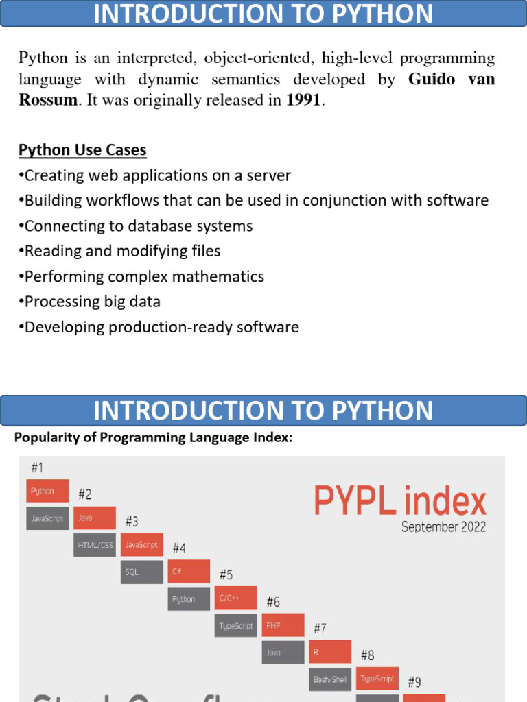 Unit 1 | Download Free PDF | Python (Programming Language) | Variable (Computer Science)