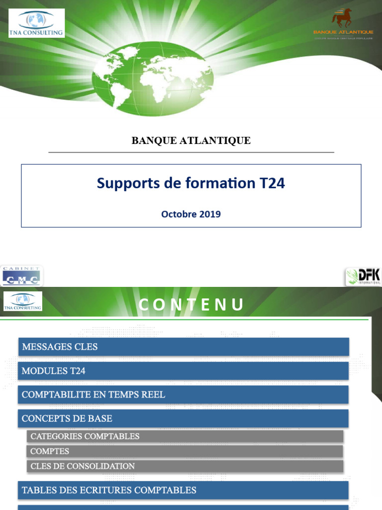 Support Formation Tna | PDF | Comptabilité | Banques