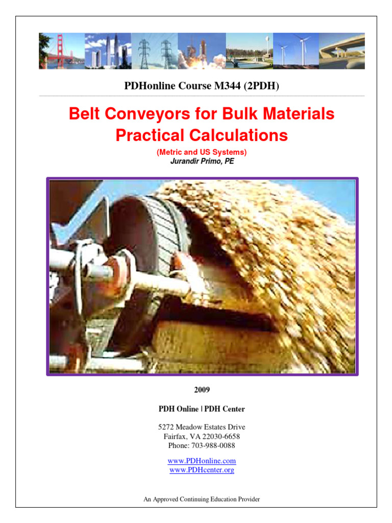 Belt Conveyor Calc CEMA | PDF | Belt (Mechanical) | Secondary Sector Of ...