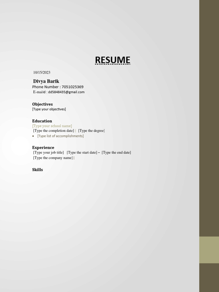 Divya Resume | PDF