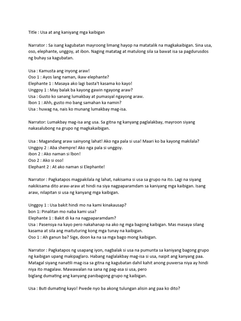 Creative Writing Script | PDF