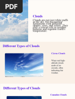Types of Clouds Presentation | PDF