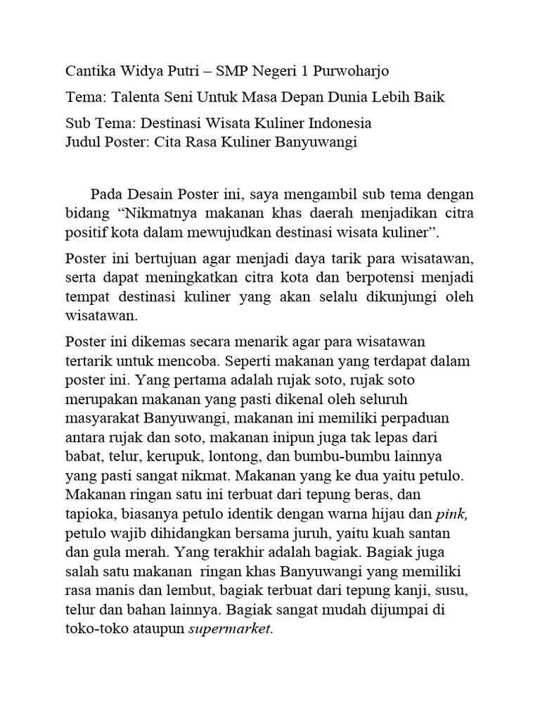 Deskripsi Poster | PDF